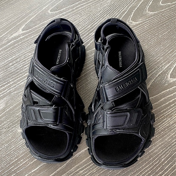 Balenciaga | Shoes | Balenciaga New Track Grip Strap Sport Sandals ...